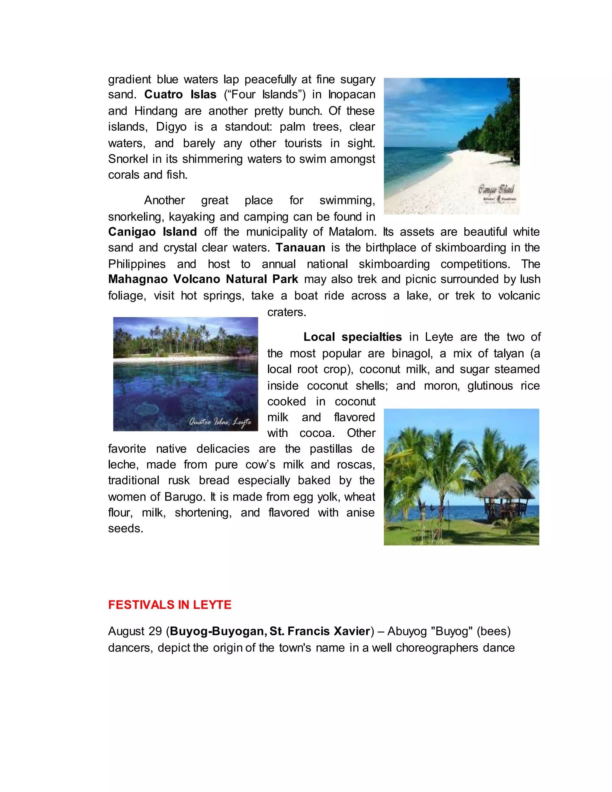 Region 8 EASTERN VISAYAS | DOCX | Geography | Science