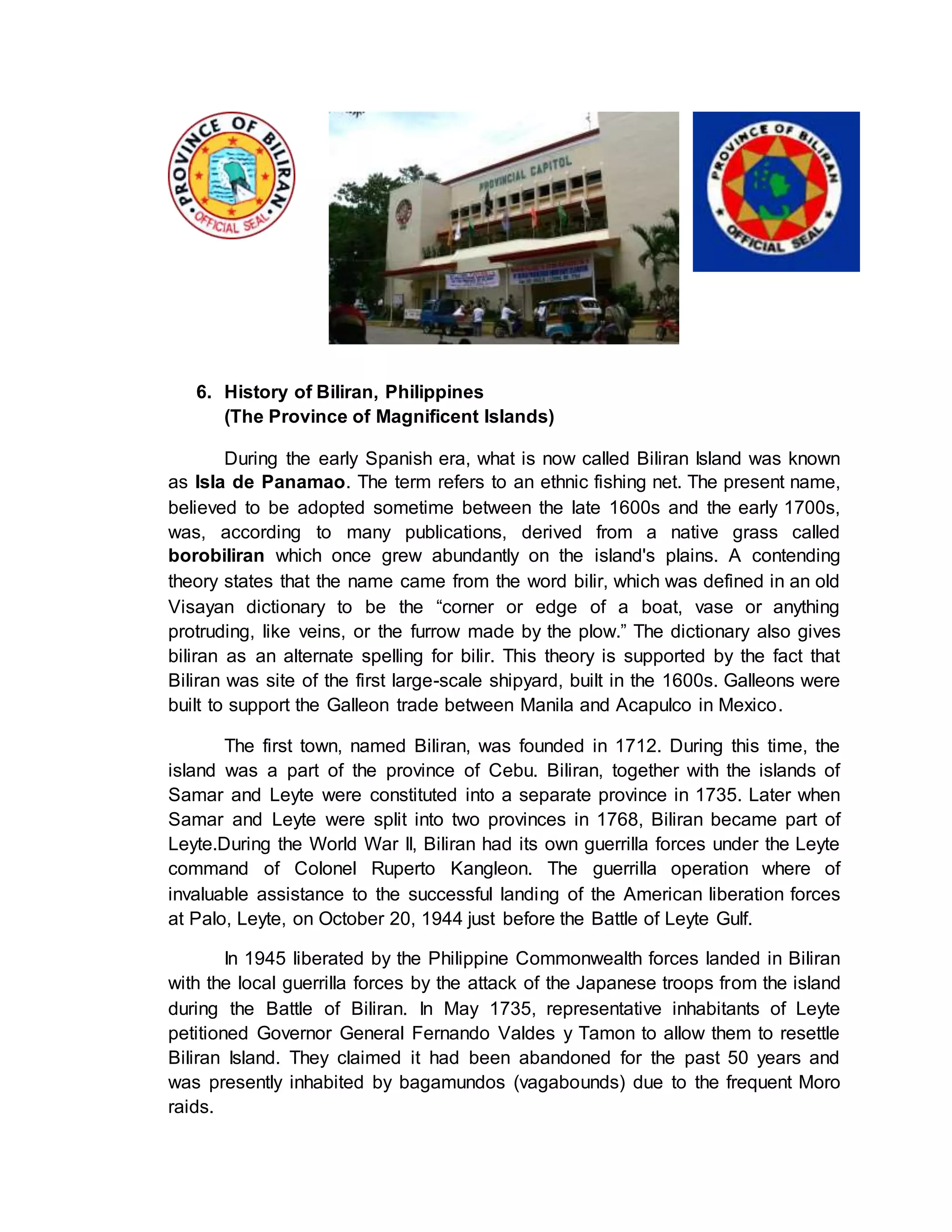 Region 8 EASTERN VISAYAS | DOCX | Geography | Science