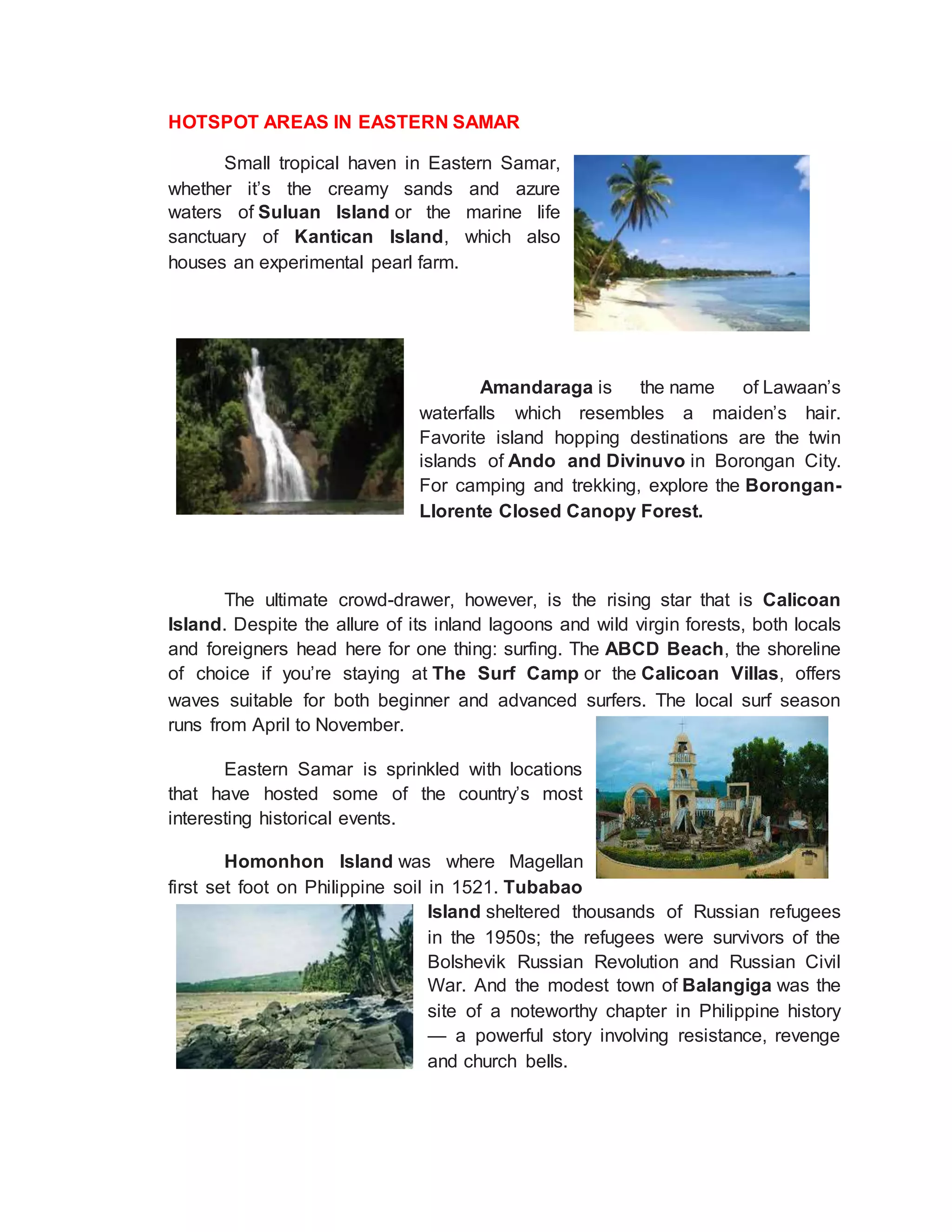 Region 8 EASTERN VISAYAS | DOCX