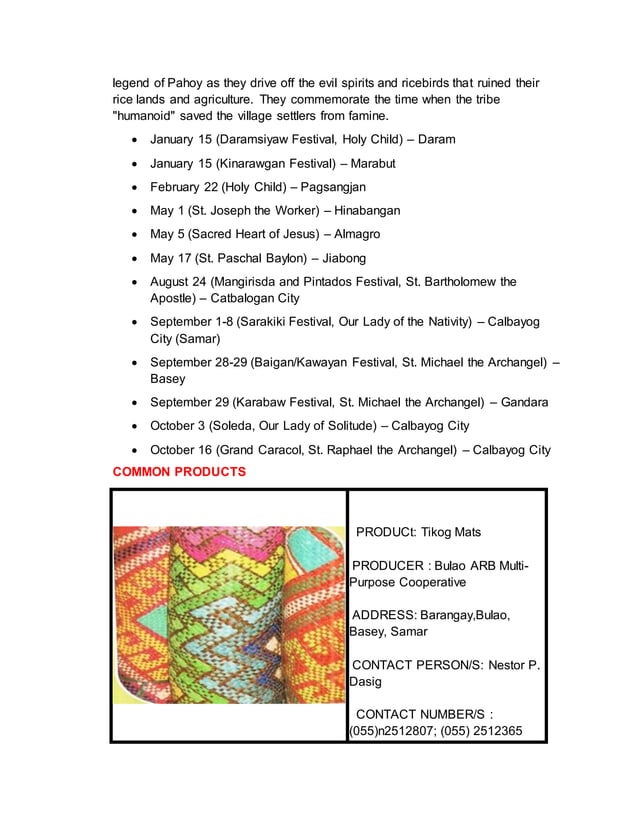 Region 8 EASTERN VISAYAS | DOCX | Geography | Science