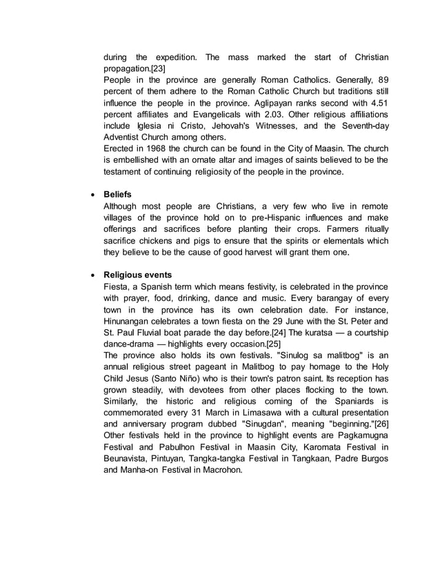 Region 8 EASTERN VISAYAS | DOCX | Geography | Science