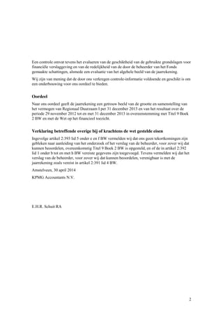 Regionaal duurzaam i_2013_jaarverslag_en_verklaring | PDF