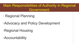 Regional Government | PPTX