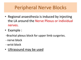 Regional Anaesthesia.pptx | Brain and Nervous System Disorders ...