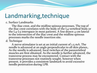 Regional anaesthesia lower limb blocks | PPTX