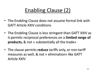 Regional and bilateral trade agreement | PDF