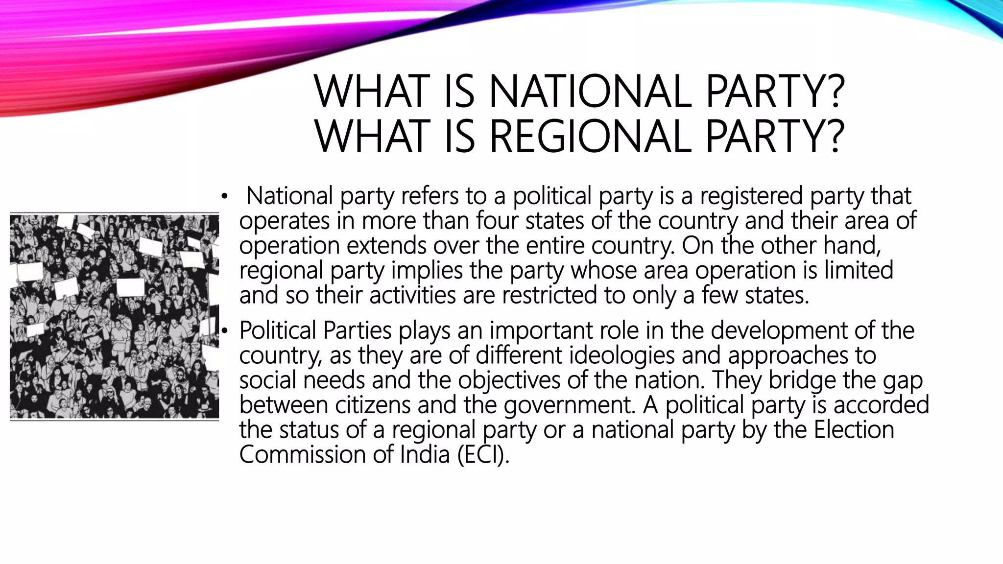 Regional and national parties | PPTX