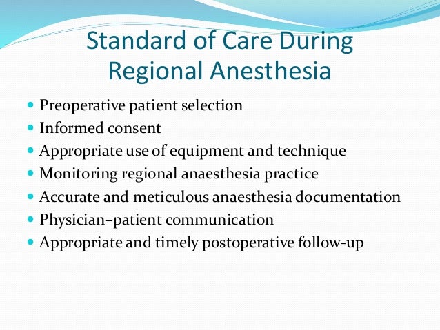 Regional anesthesia | PPTX