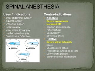 Regional anesthesia | PPTX