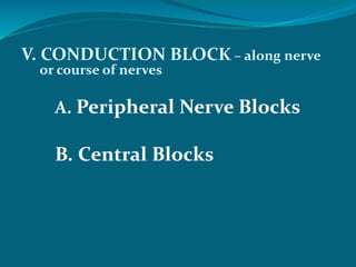 Regional anesthesia | PPTX