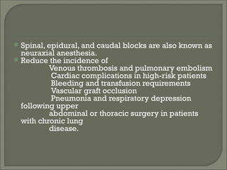 Regional_Anesthesia .powerpoint presentation | PPT | Death, Injury, or ...