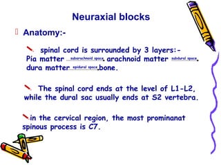 Regional anesthesia | PPT