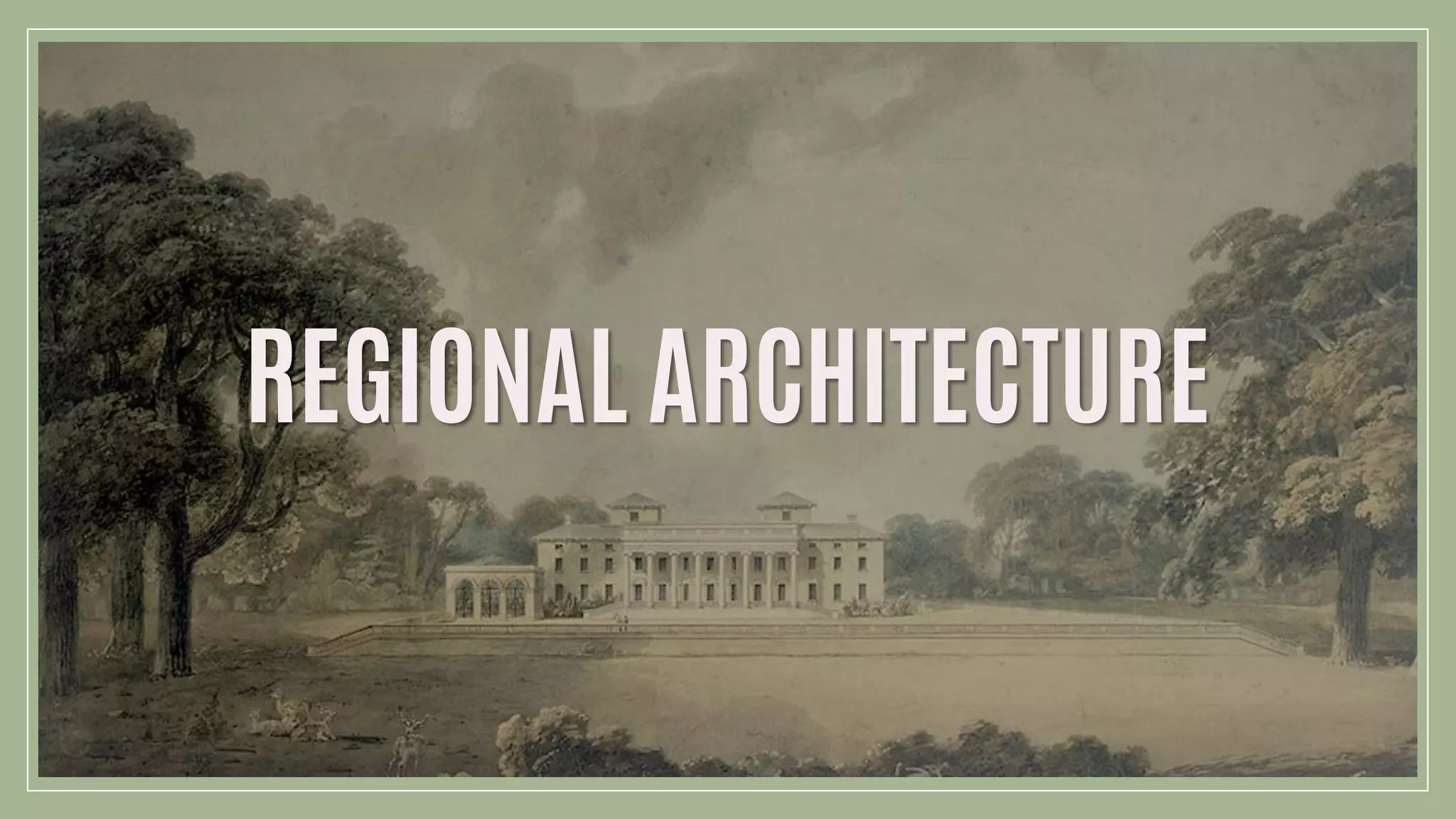 Regional architecture | PDF