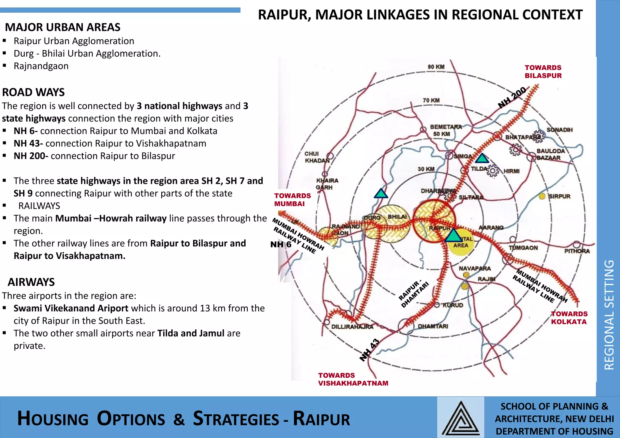 Regional context of Raipur, Chhattisgarh. | PPTX