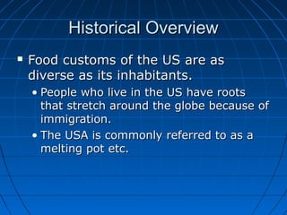 Regional Cuisine of the US | PPT