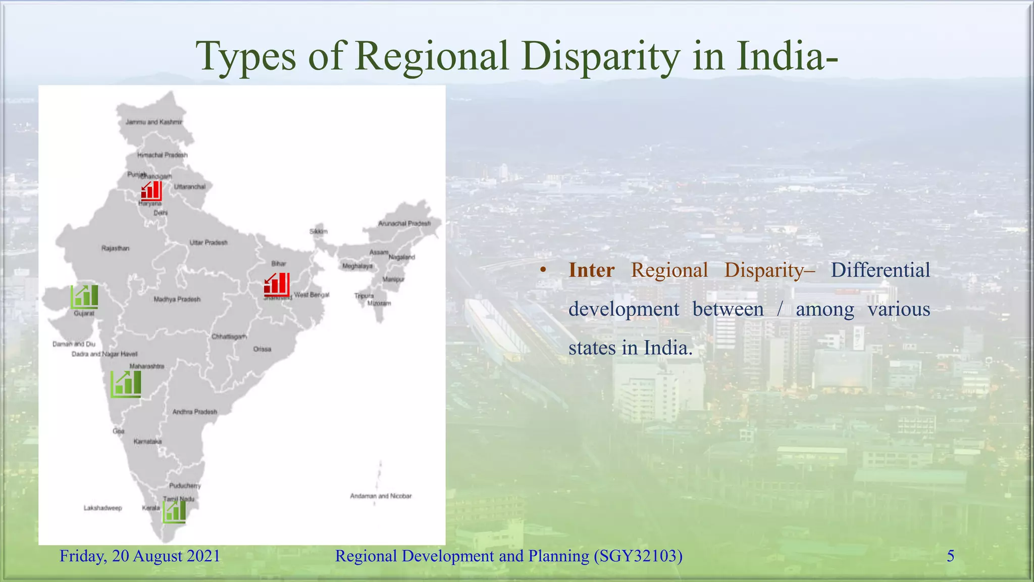 Regional disparity in India | PPSX