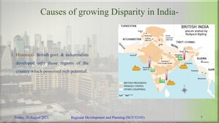 Regional disparity in India | PPSX