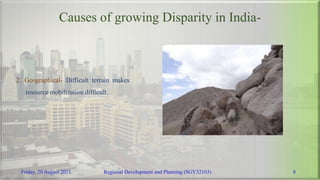Regional disparity in India | PPSX