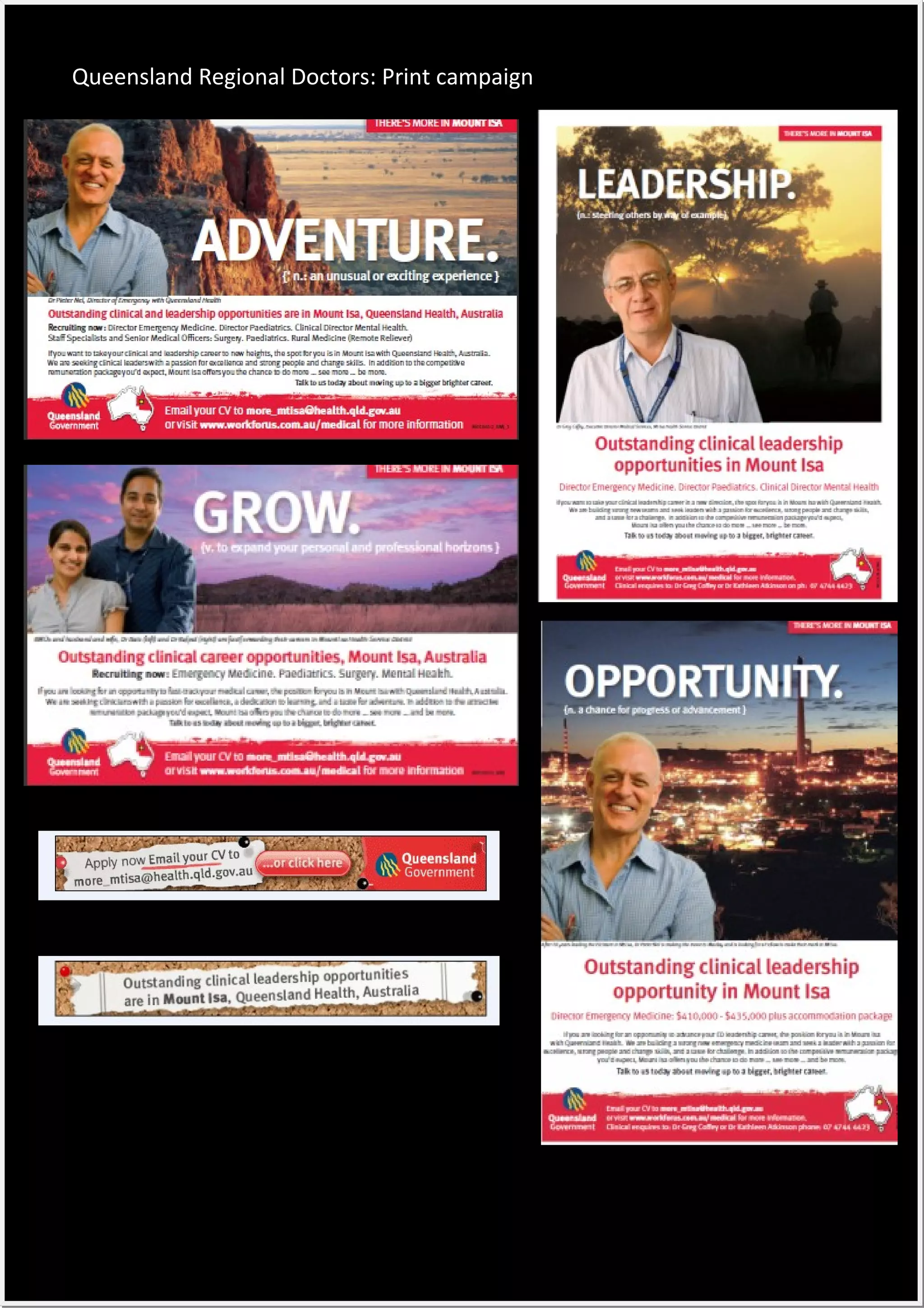 Regional doctors: Print campaign | DOC