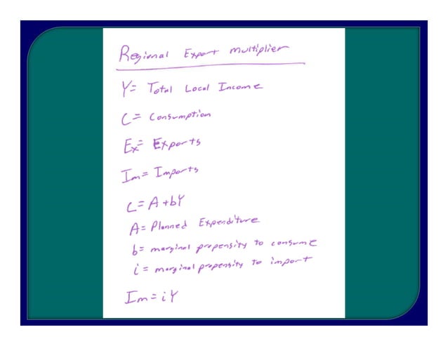 Regional econ dev export base model | PDF