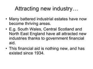 Regional Economic Change | PPT | Economy | Business and Finance