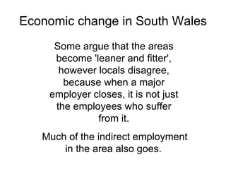 Regional Economic Change | PPT | Economy | Business and Finance