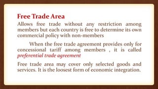Regional economic cooperation | PPTX