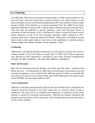 An Overview of Asian Development Bank (ADB) | DOCX