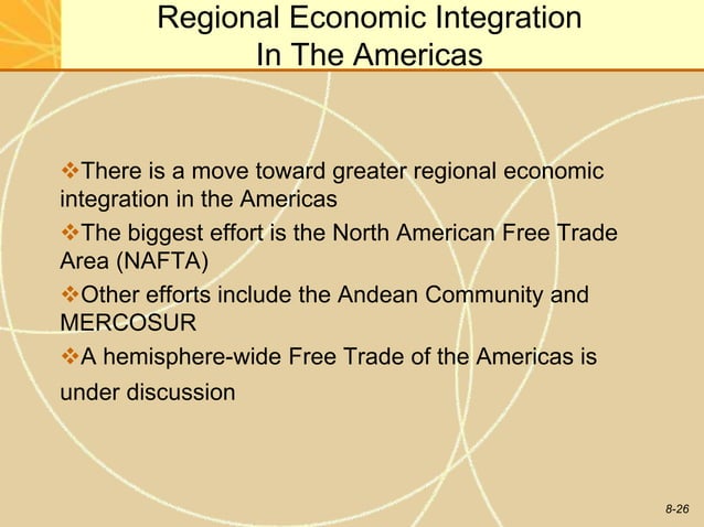 Regional economic integration | PPT