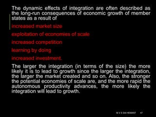 Regional economic integration for developing countries | PPT