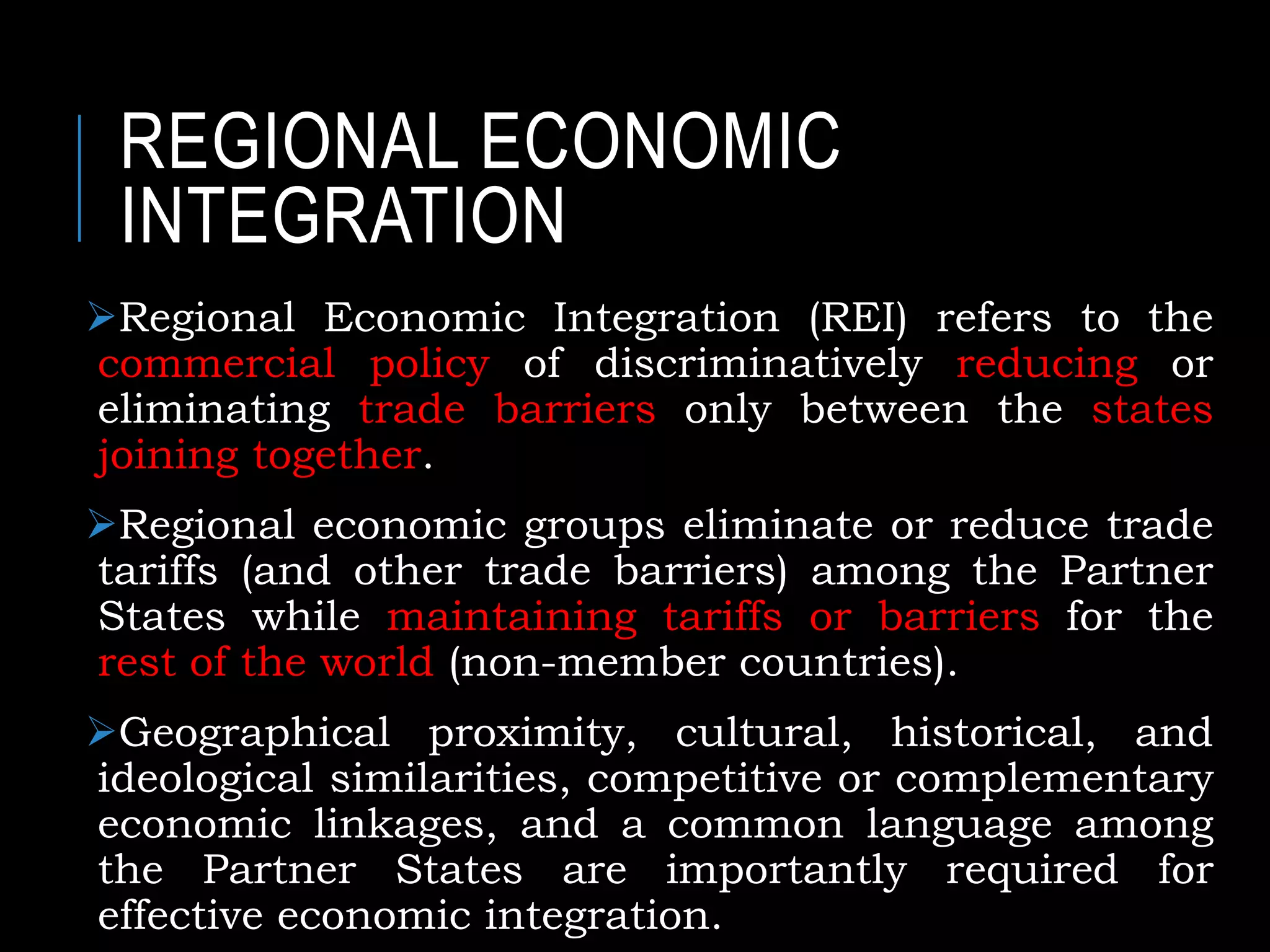 Regional economic integration in Africa | PPTX