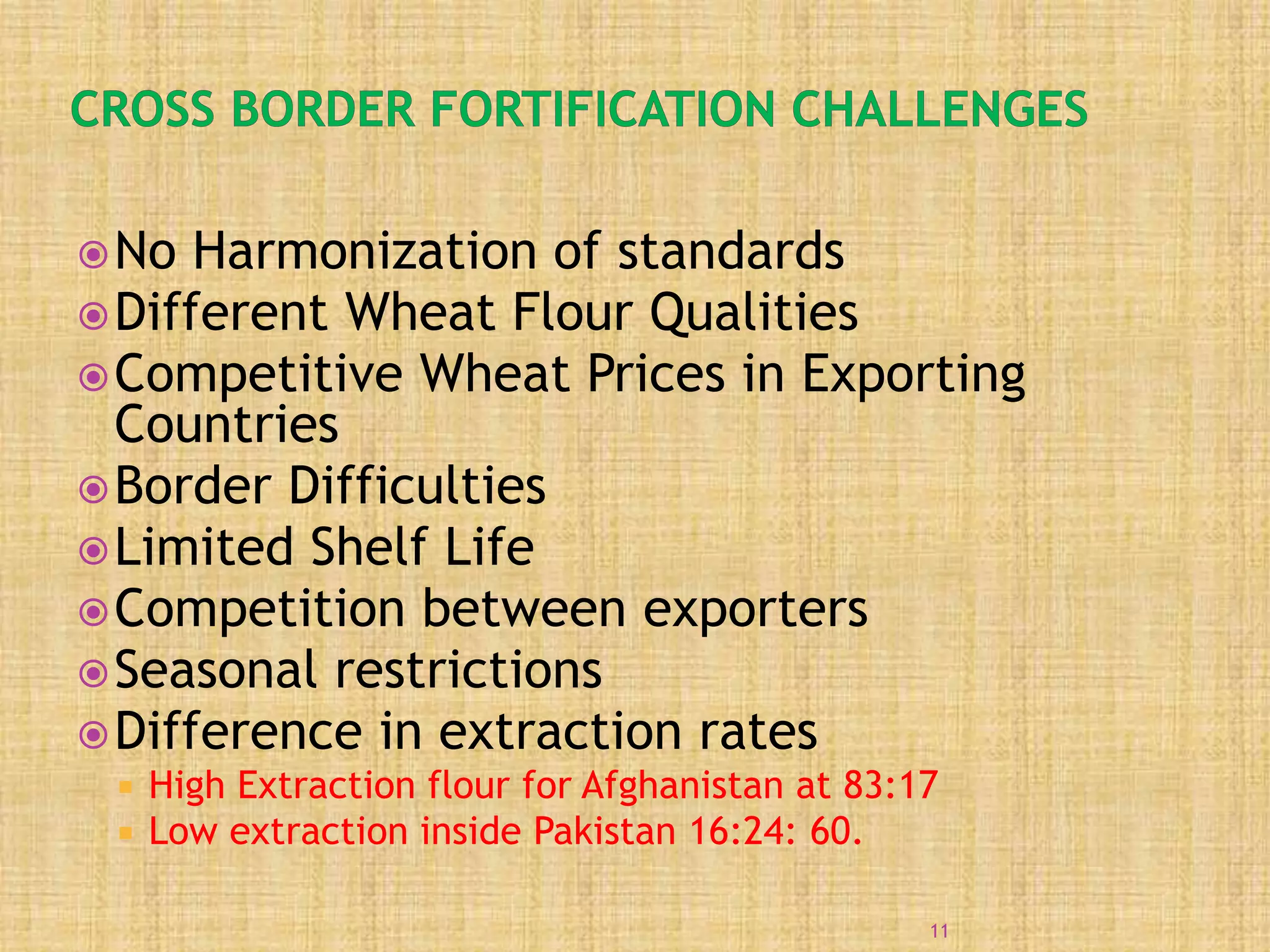 Regional fortification standards harmony pakistan, afghanistan and ...