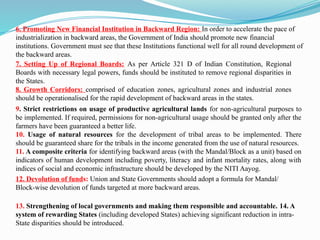REGIONAL IMBALANCE in india its causes and consequences' | PPTX