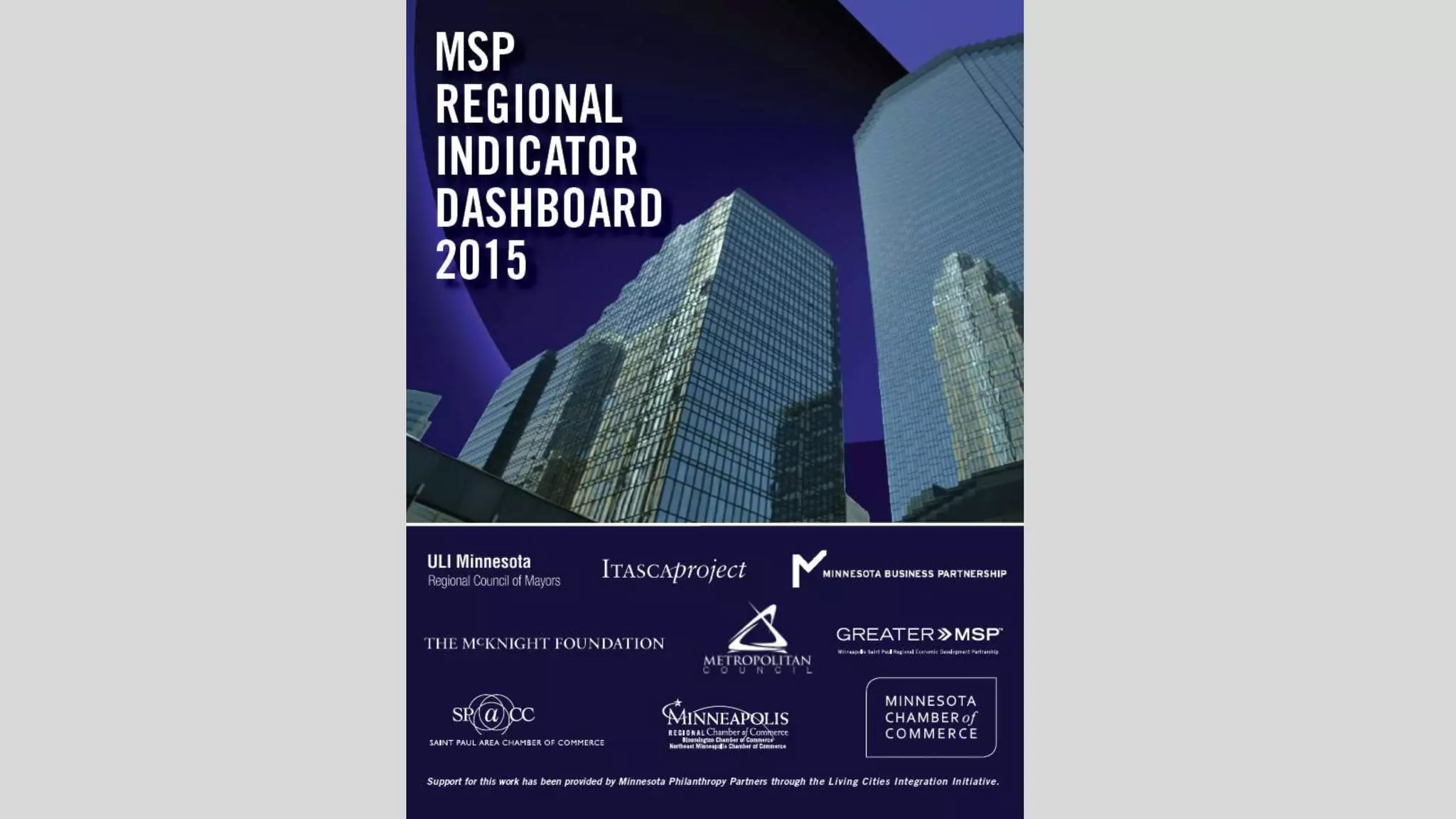 MSP Regional Indicators Dashboard - 5.29.2015