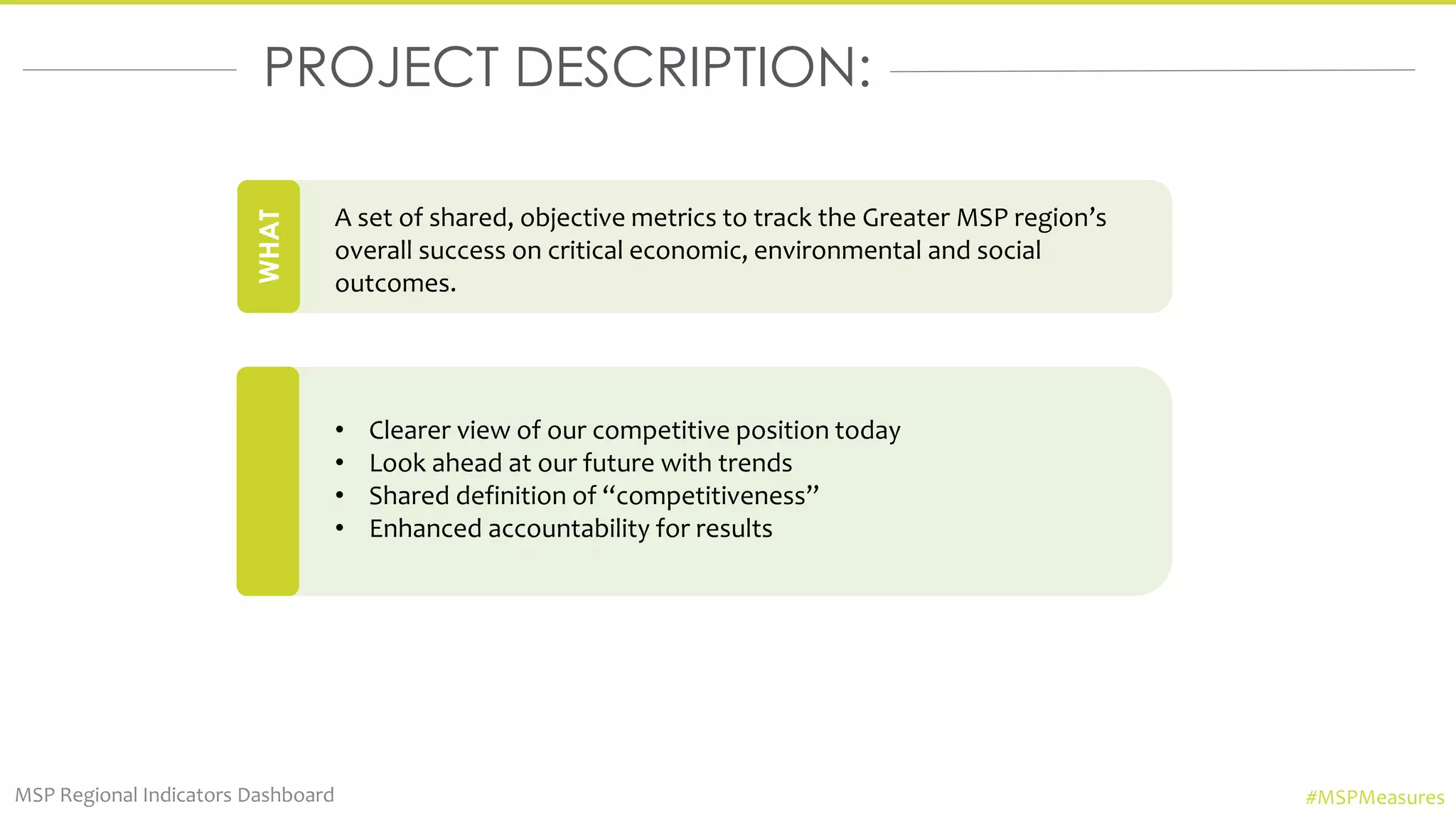 MSP Regional Indicators Dashboard - 5.29.2015