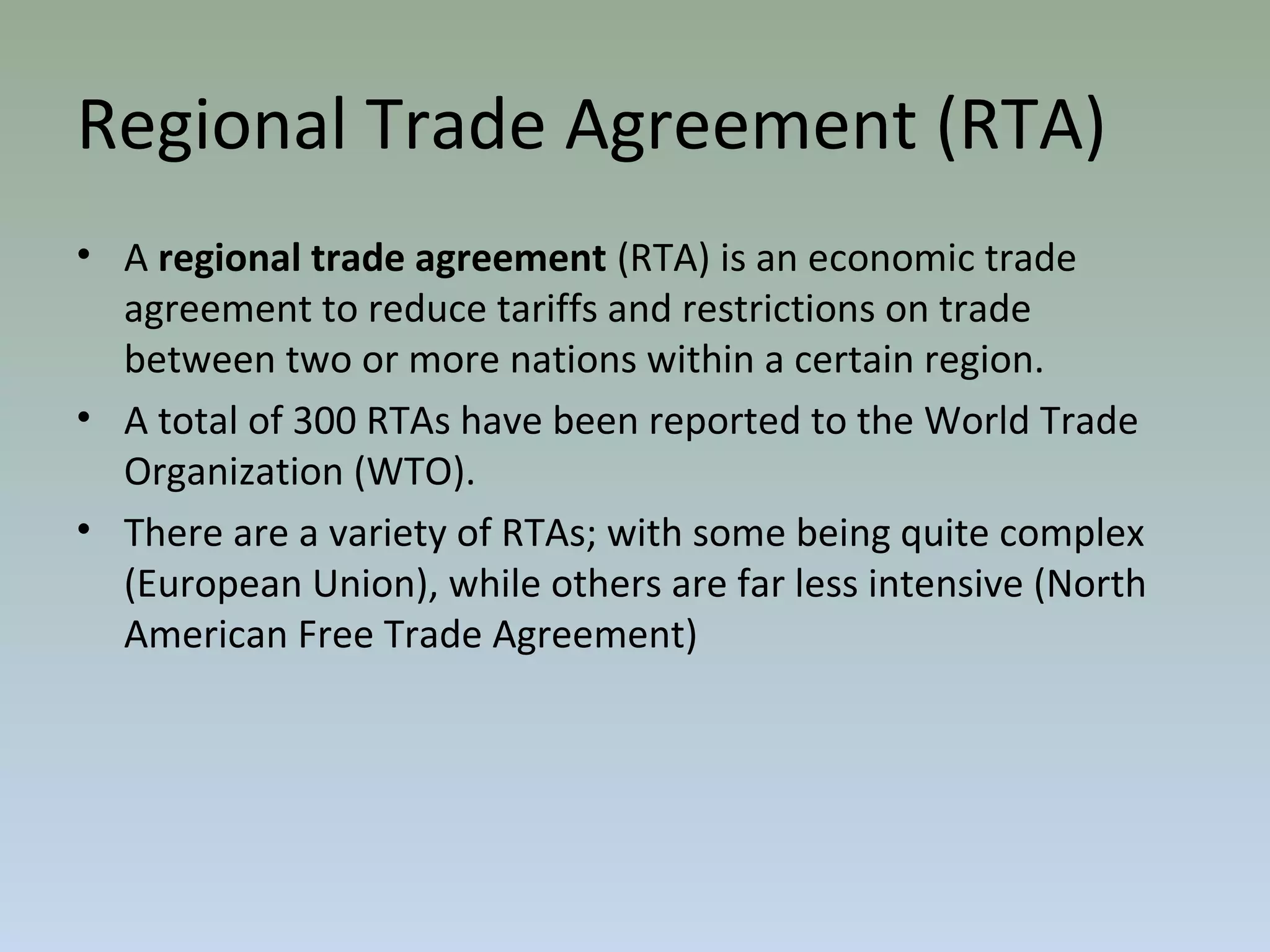 Regional Integration | PPT