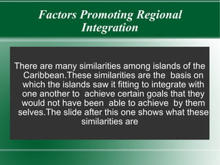 Regional integration | PPT