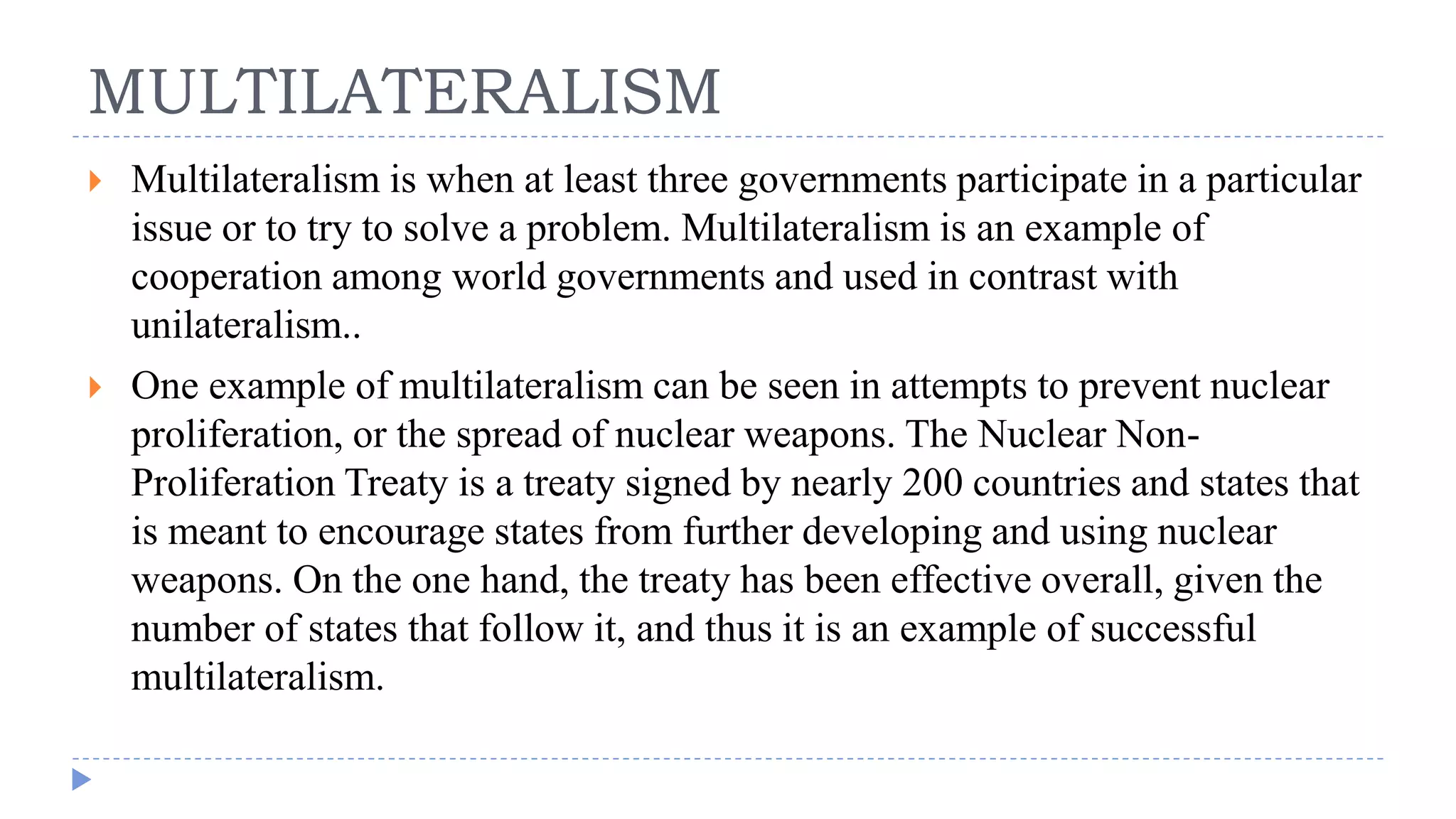 Regionalism vs Multilateralism | PPTX