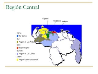 Regionalización Político Administrativa de Venezuela | PPTX