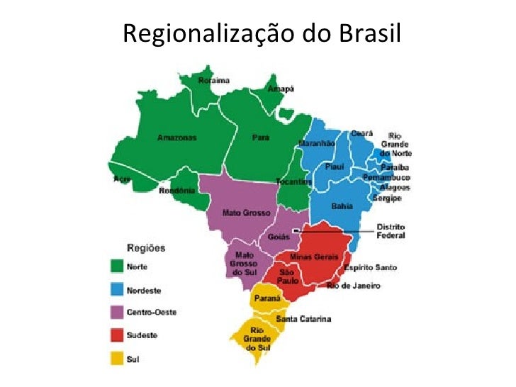 Regionalização do Brasil (IBGE) Regionalização do Brasil (IBGE)