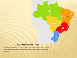 Regionalização do espaço brasileiro | PPTX