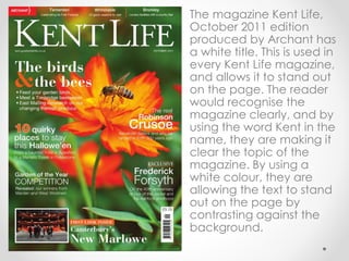 Kent Life Analysis October 2011 | PPTX | Desktop Publishing | Computer ...