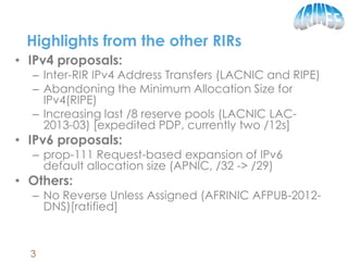 Regional Policy Development Process Report | PPTX