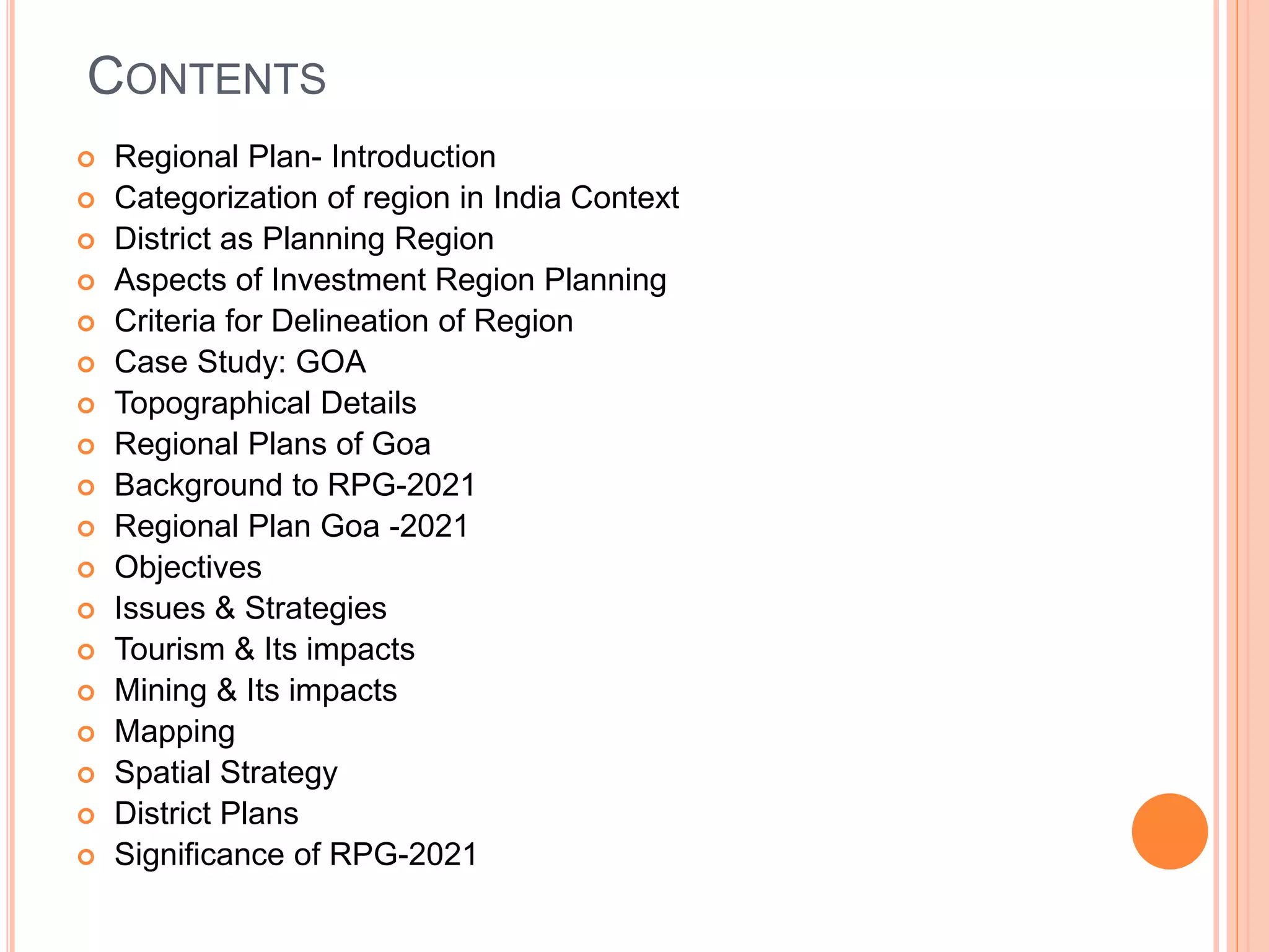 Regional plan | PPTX
