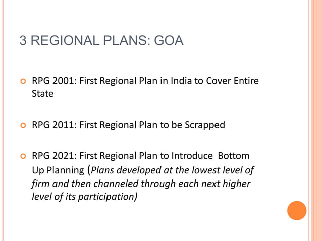 Regional plan | PPTX