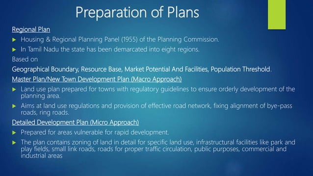 Regional planning in Urban Development and Governance | PPT