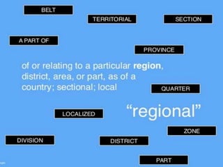 Regional planning ppt | PPTX