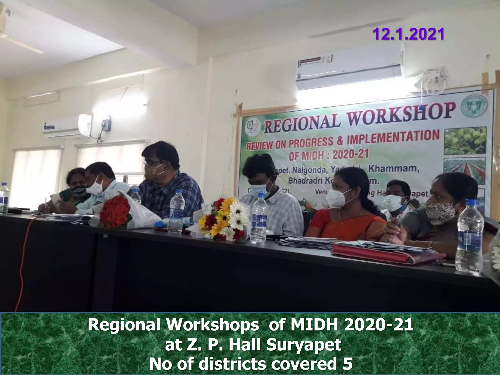 Regional review meetings of MIDH 2020 21 Telangana | PPT
