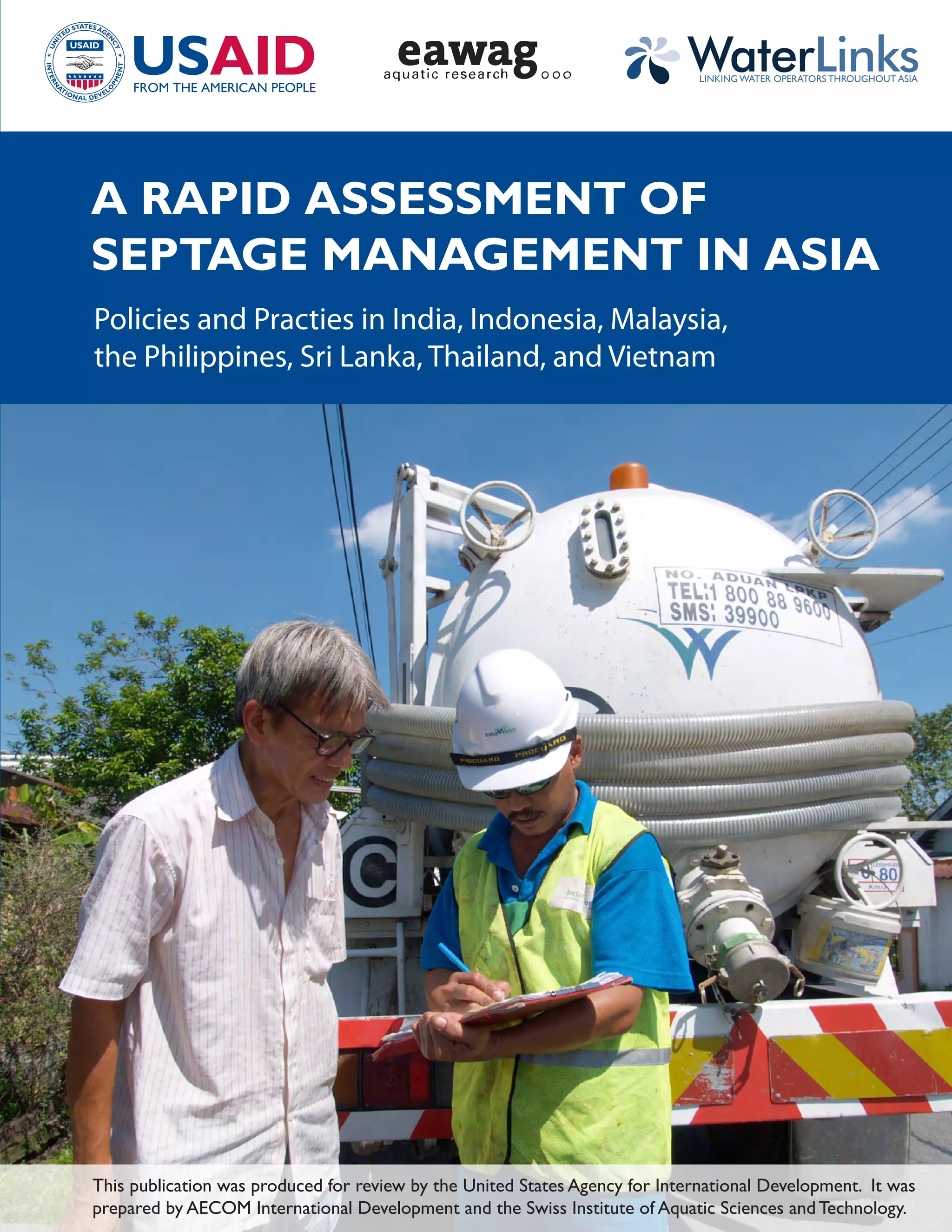A RAPID ASSESSMENT OF SEPTAGE MANAGEMENT IN ASIA Policies and Practices ...