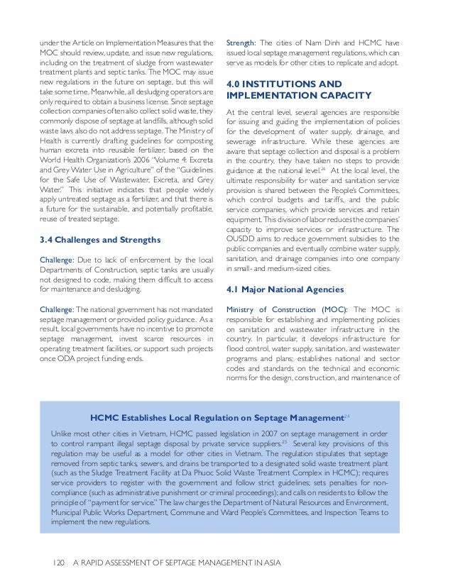 A RAPID ASSESSMENT OF SEPTAGE MANAGEMENT IN ASIA Policies and Practic…